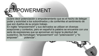Coaching y empowerment exposici{on final | PPTX