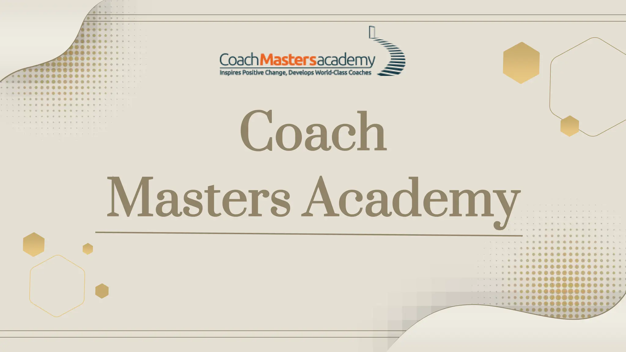 Coach Masters Academy | PPTX