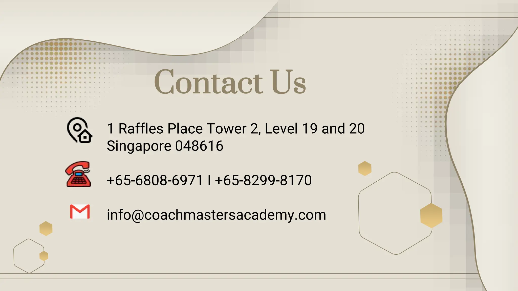 Coach Masters Academy | PPTX