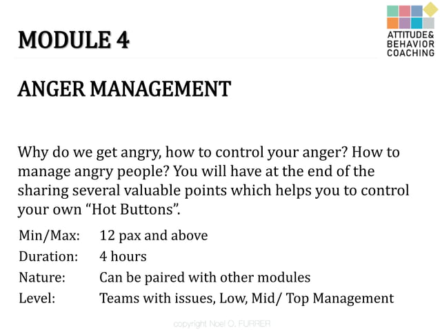 ATTITUDE & BEHAVIOR COACHING Modules kit | PPT