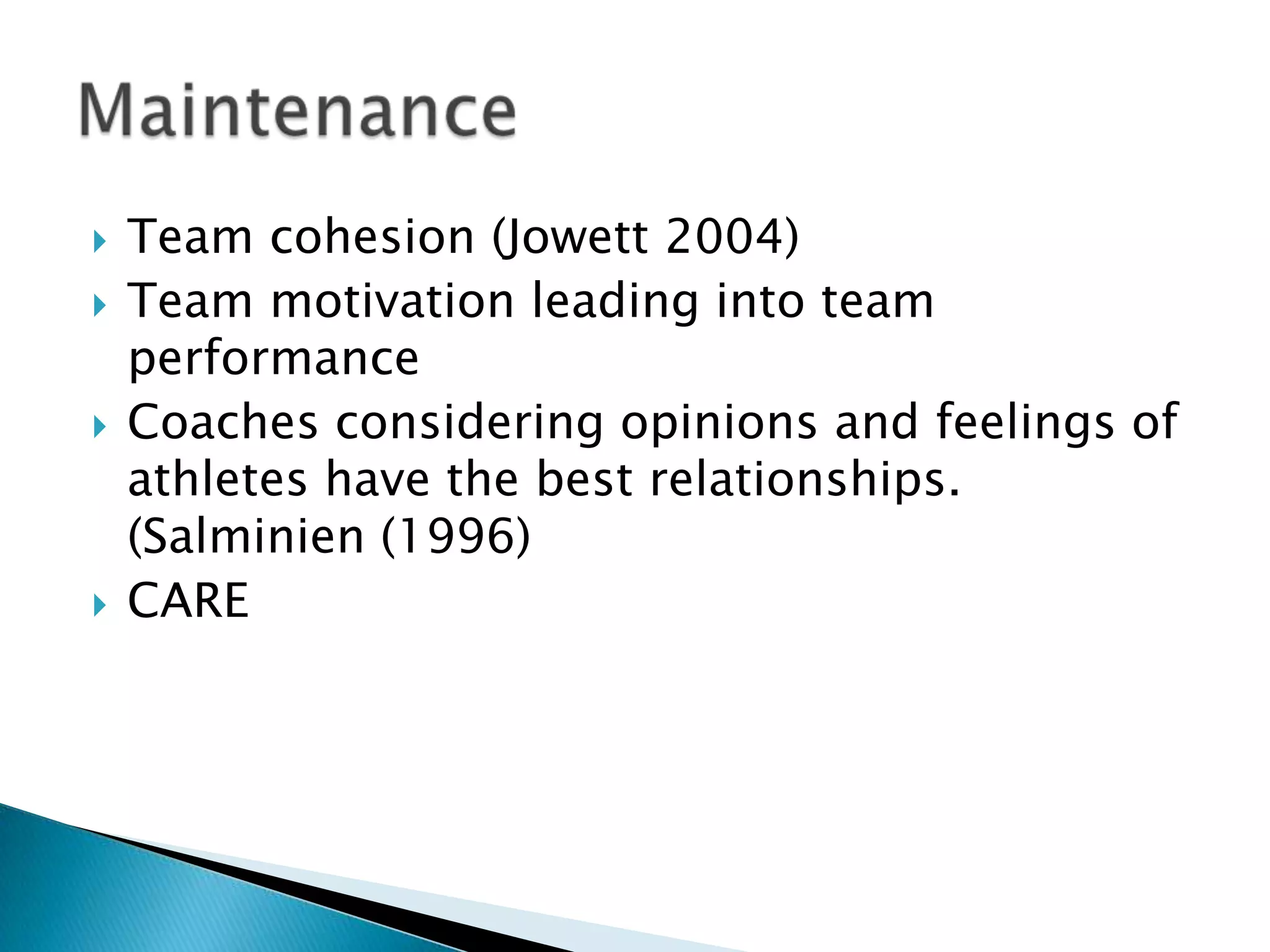 Coach-Athlete Relationship Presentation | PPTX