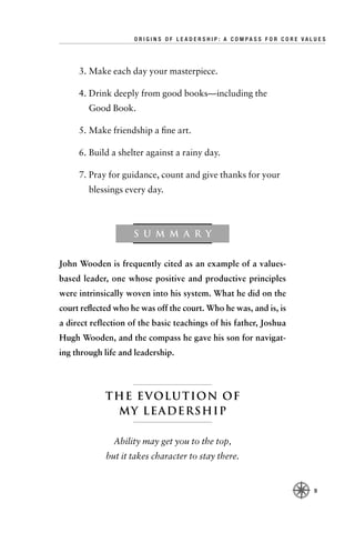 Coach Wooden's Leadership Game Plan for Success | PDF