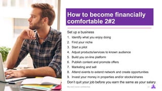 Coach yourself to be financially comfortable | PPT
