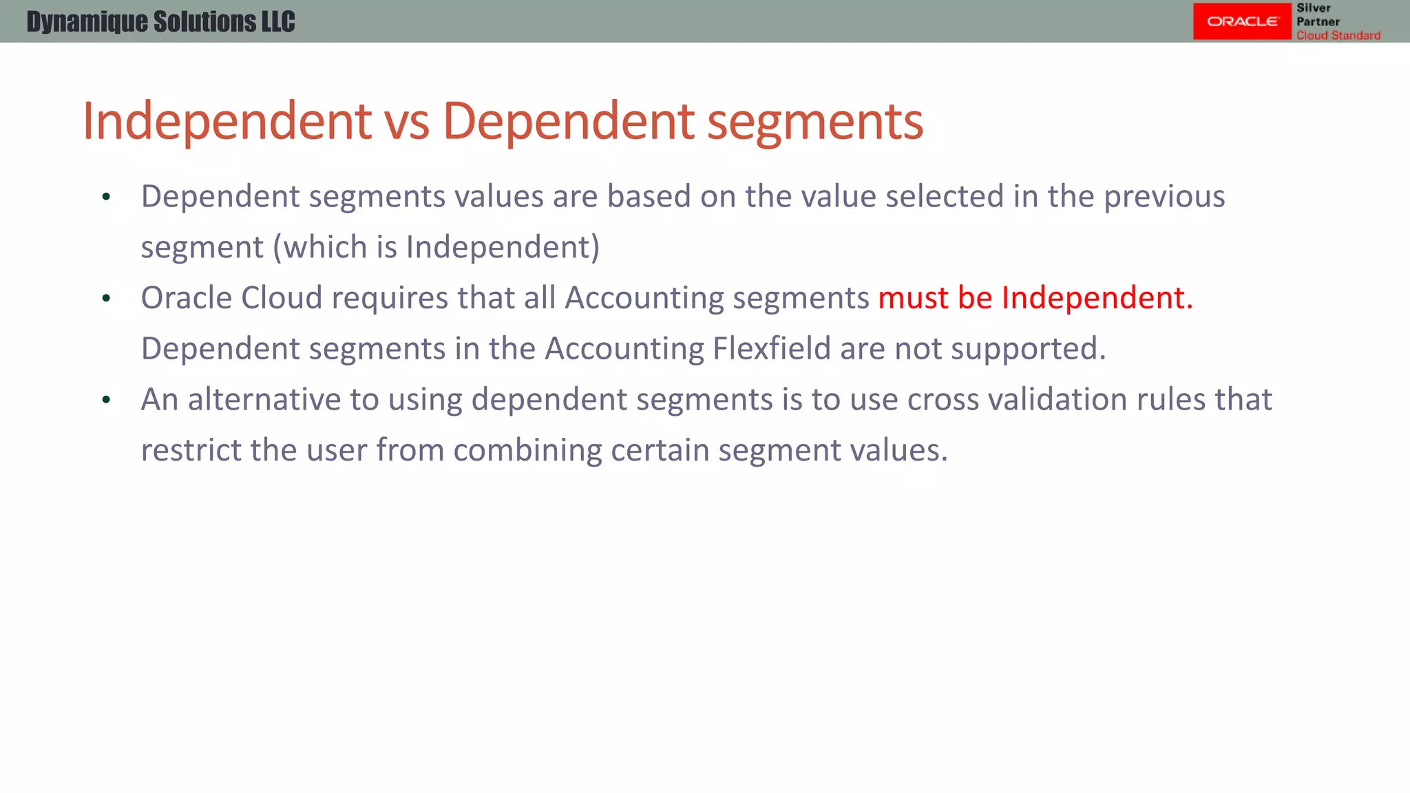 Designing a Chart of Accounts and Enterprise Structure in Oracle Fusion ERP Cloud | PPTX