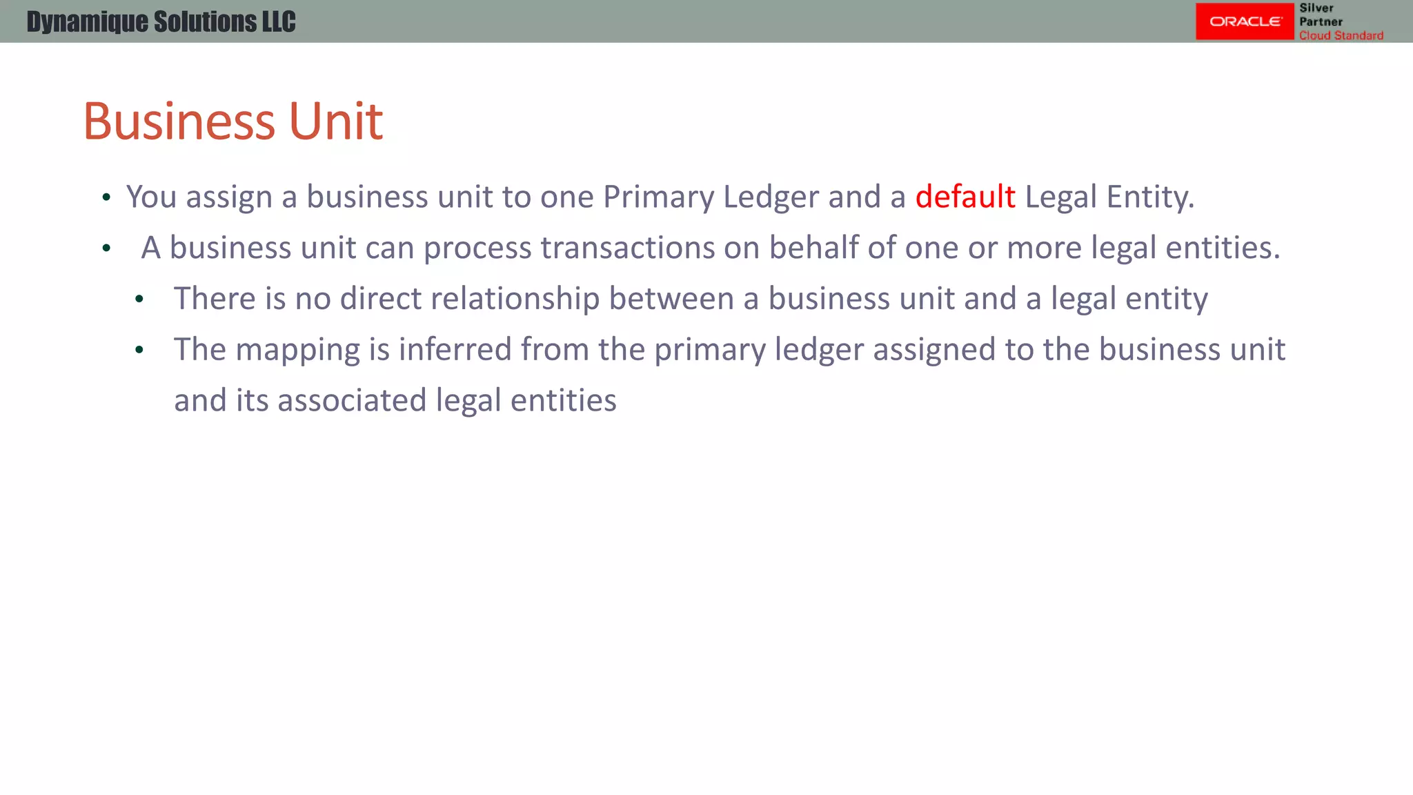 Designing a Chart of Accounts and Enterprise Structure in Oracle Fusion ERP Cloud | PPTX