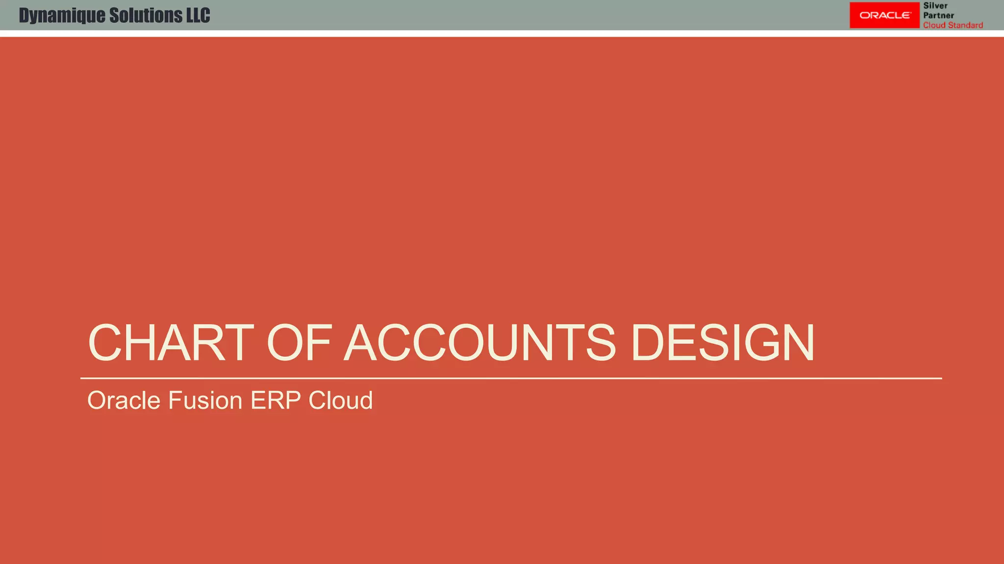 Designing a Chart of Accounts and Enterprise Structure in Oracle Fusion ...