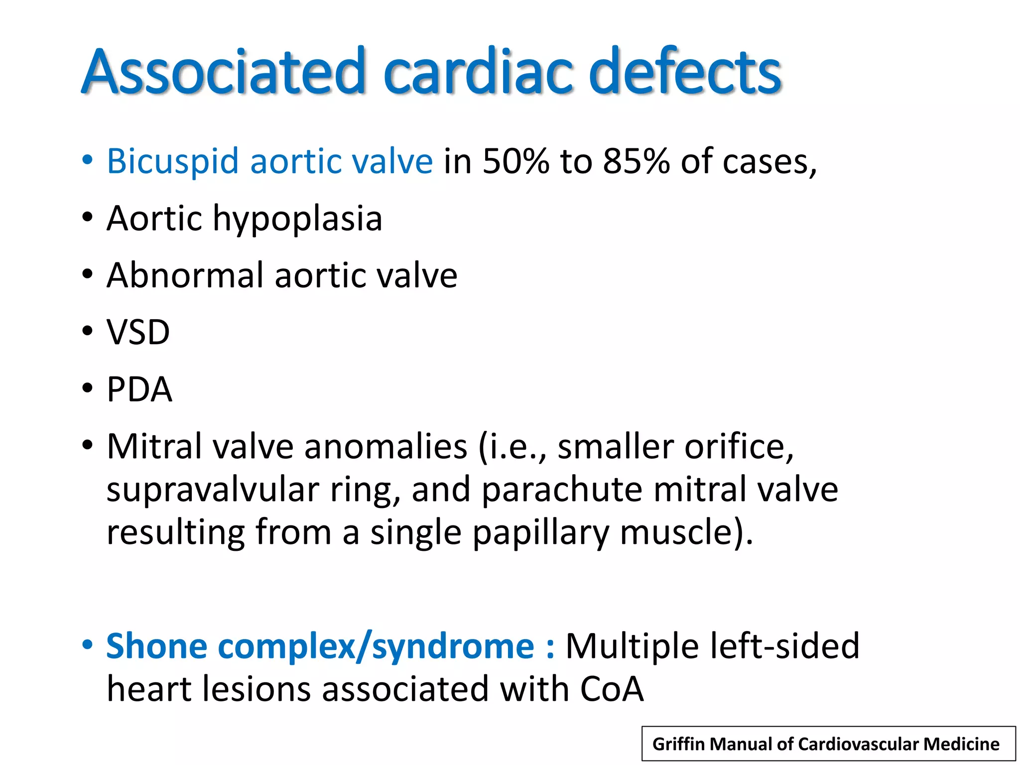 Coarctation of the Aorta | PPTX