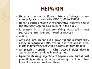Coagualnts and Anticoagulant | PPTX
