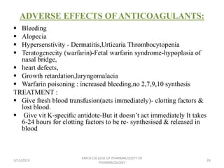 Coagulant and anti coagulant | PPTX