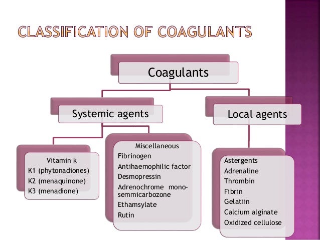 Coagulants