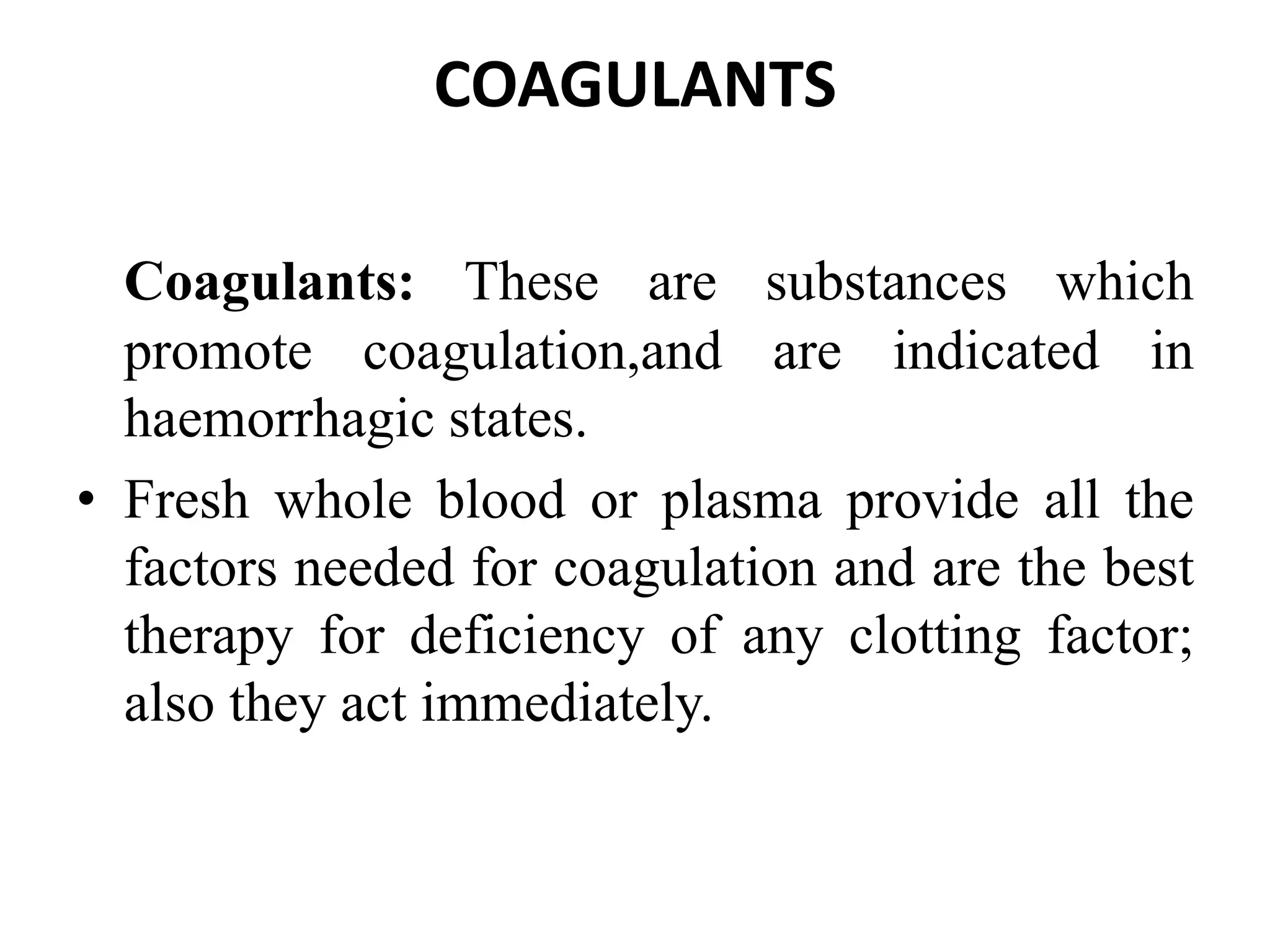 Coagulants | PPTX