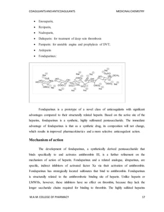 Coagulants and anticoagulants | DOCX