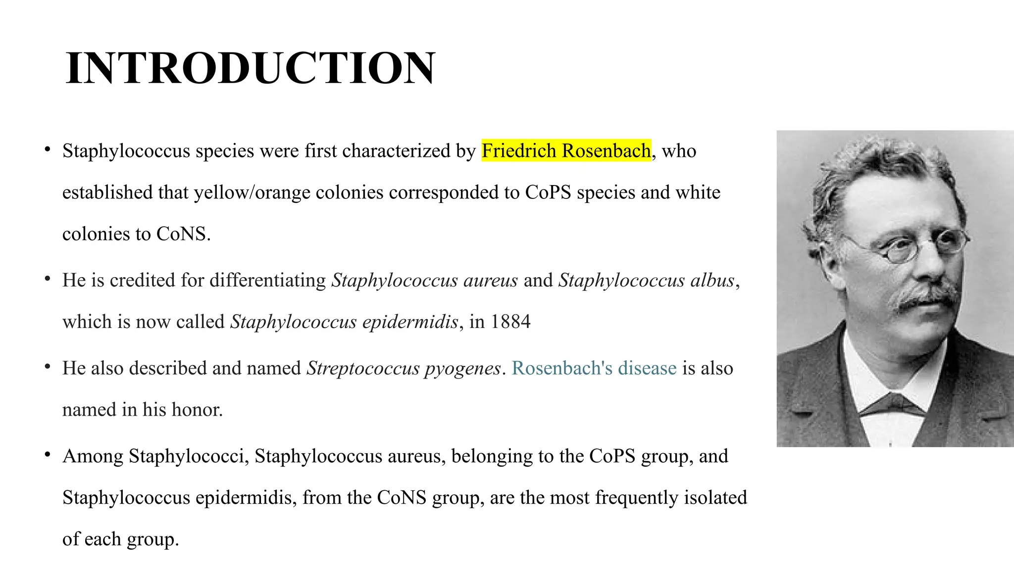 Coagulase-Negative Staphylococci (CoNS): Taxonomy, Pathogenesis ...
