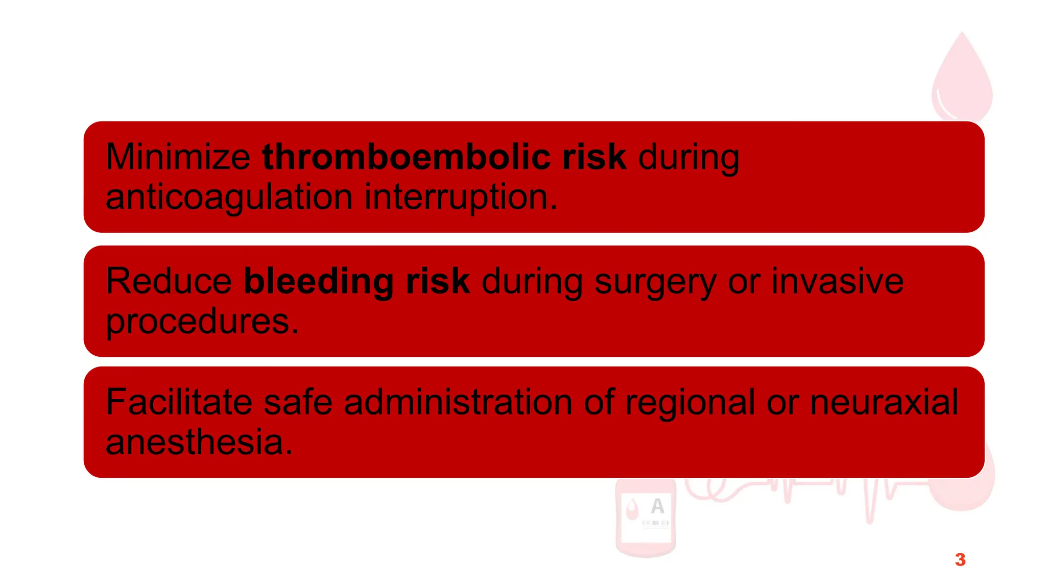 Bridging therapy in Anesthesia for Anti coagulants.pptx