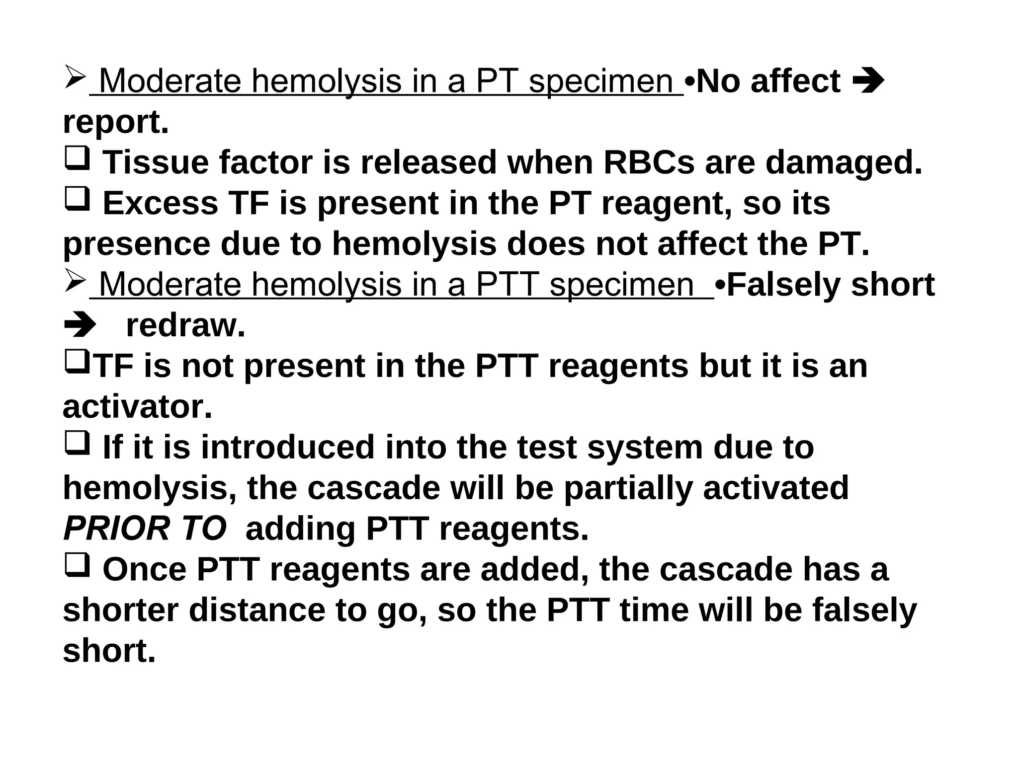 Interpretation of PT and PTT in coagulation disorders | PPT