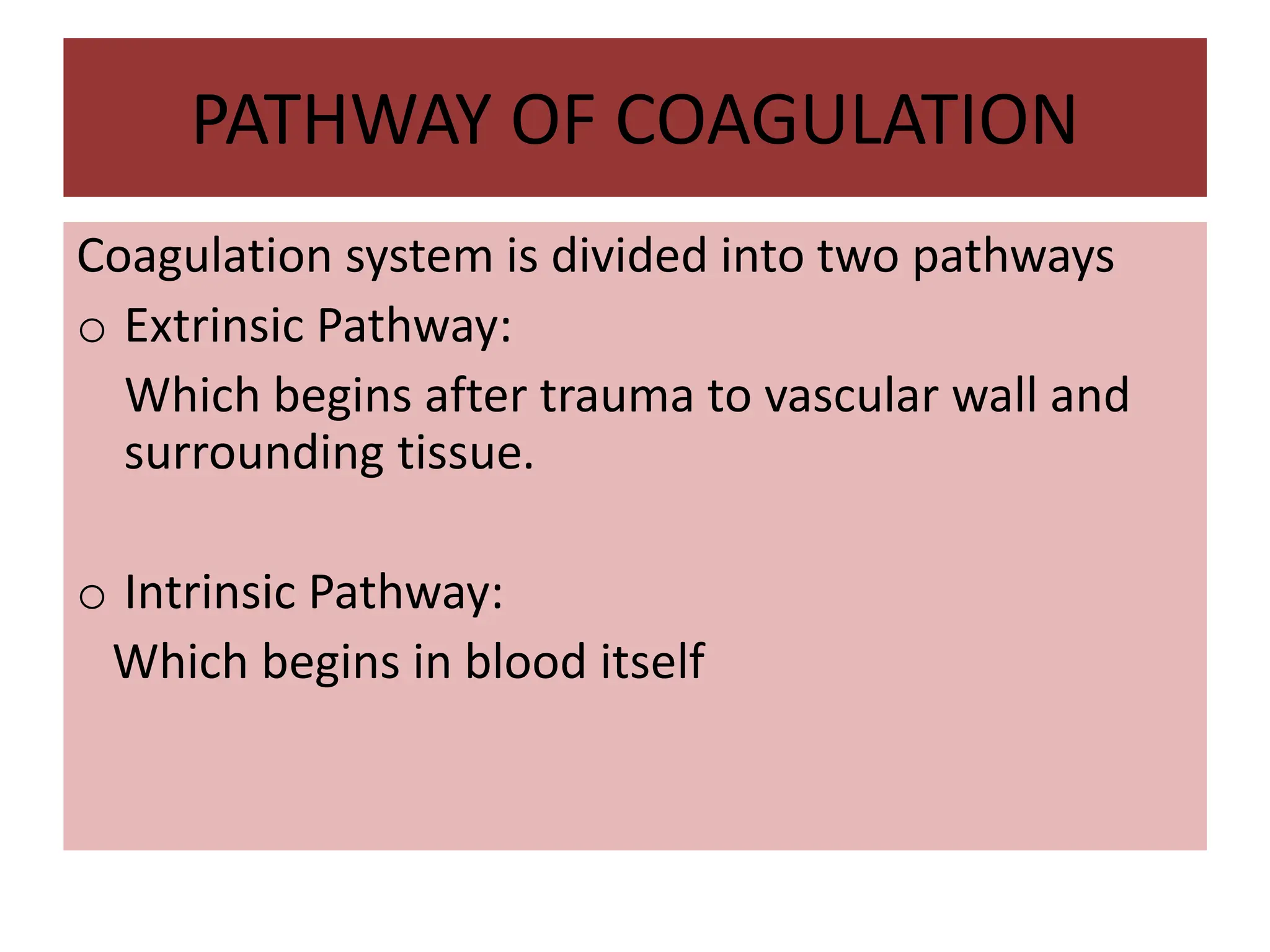 Coagulation pathway , its mechanism and drugs affecting the pathway | PPTX