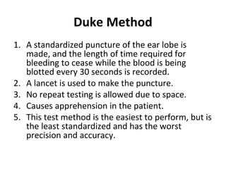 Coagulation tests | PPT