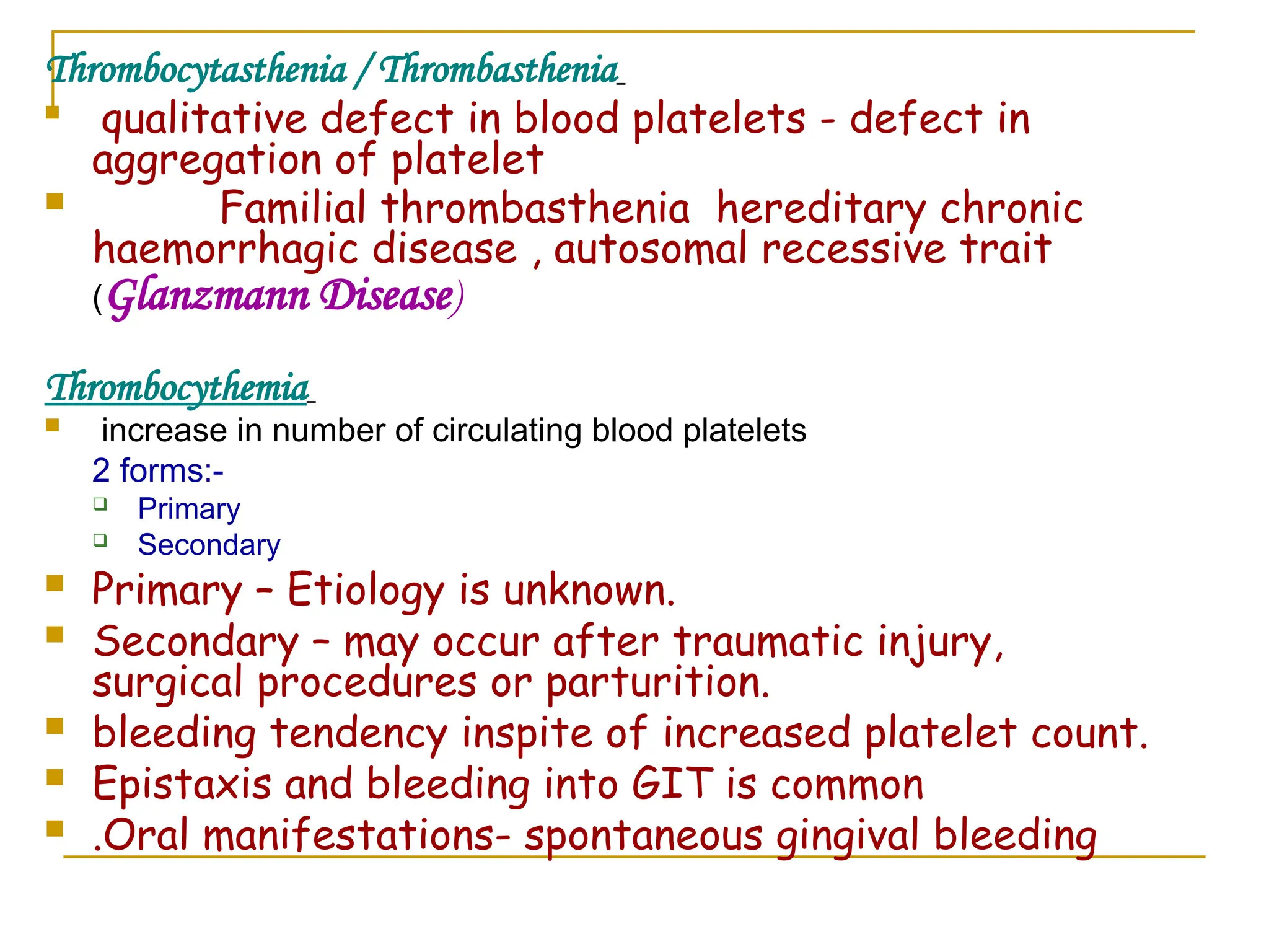 coagulation and bleeding disorders in medicine | PPT