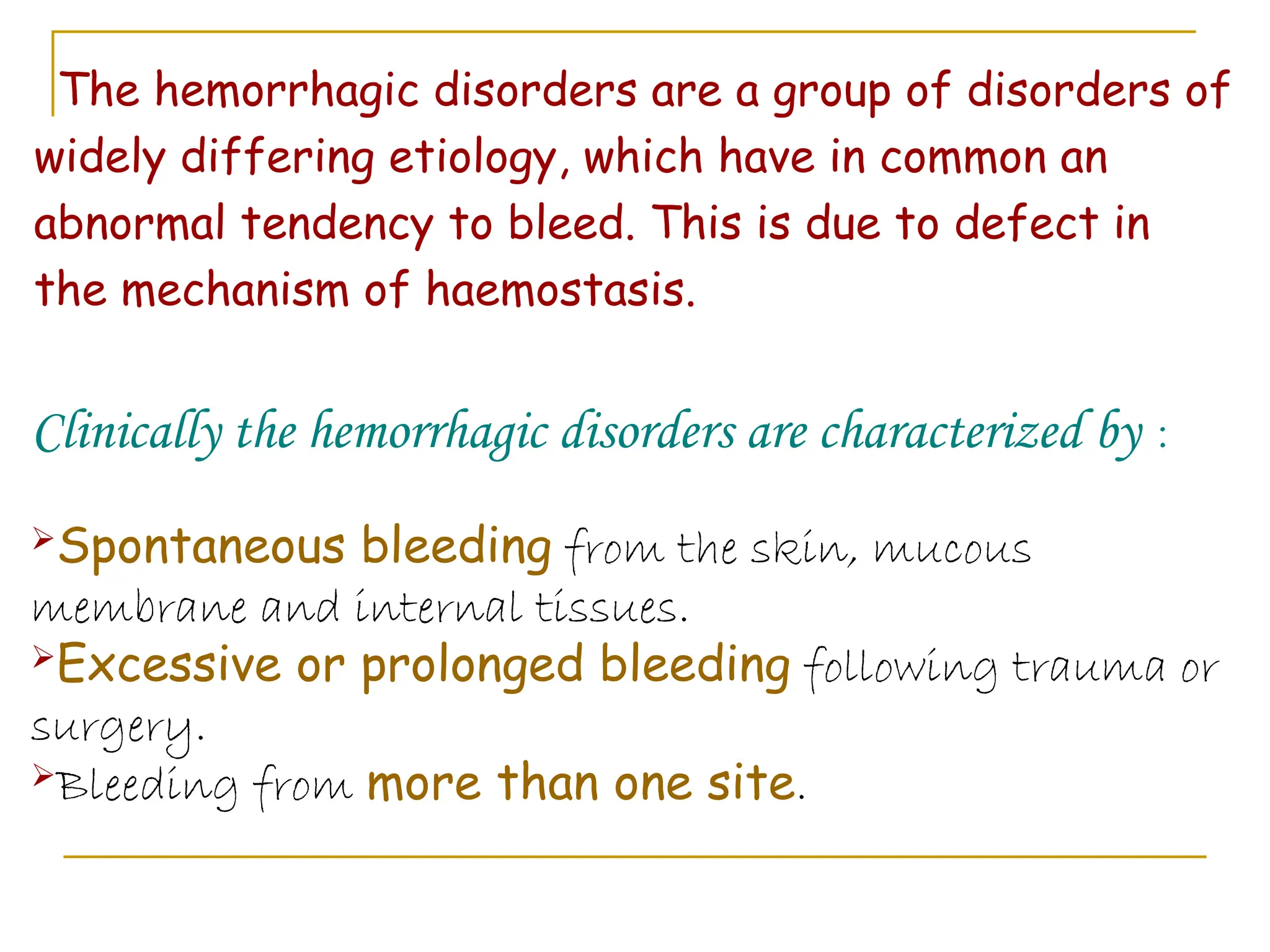 coagulation and bleeding disorders in oral health | PPT