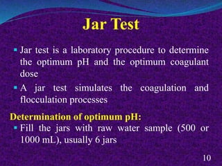 Coagulation and flocculation | PPTX