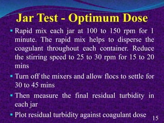 Coagulation and flocculation | PPTX