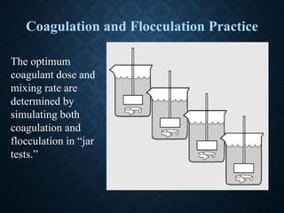 Coagulation and flocculation | PPTX