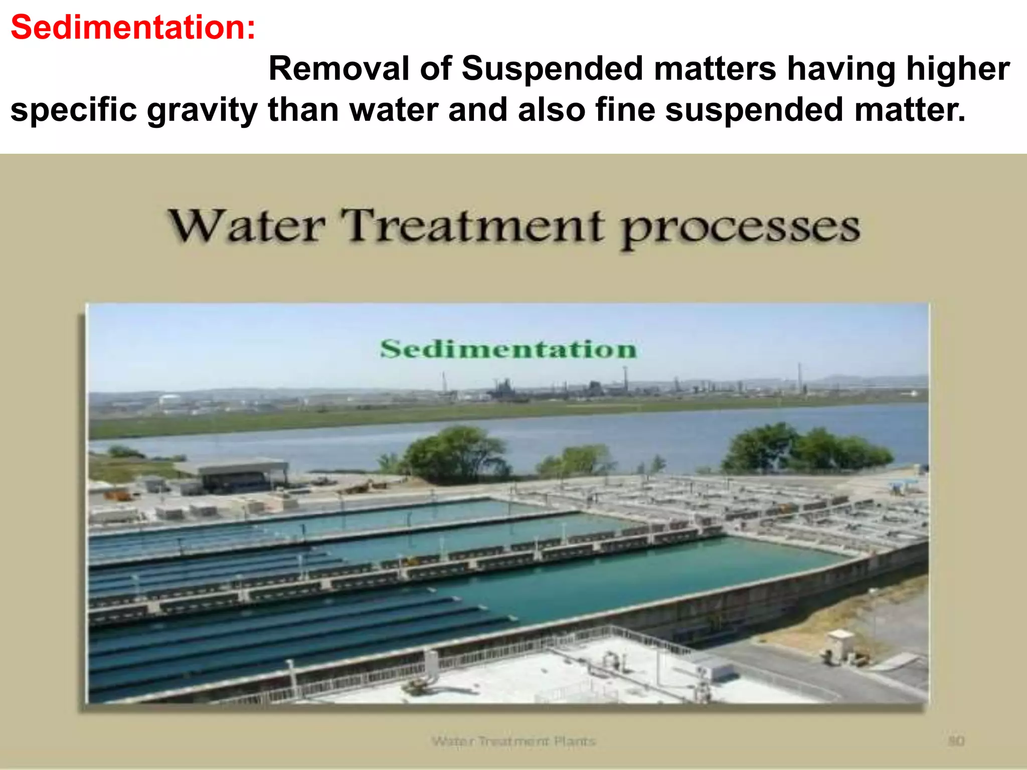 Water treatment process | PPTX