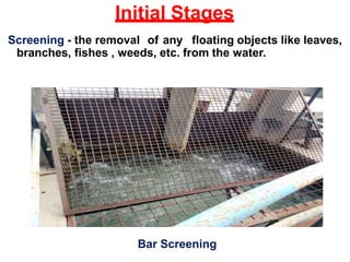 Water treatment process | PPTX