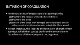 Coagulation cascade & anticoagulants | PPTX