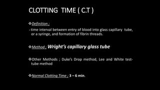 Coagulation cascade & anticoagulants | PPTX