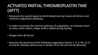 Coagulation cascade & anticoagulants | PPTX