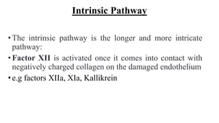 Coagulation cascade & Fibrinolytic Mechanisms.PPTX