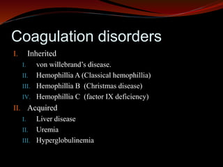 coagulation disorder.pptx