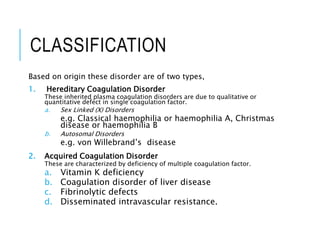 Coagulation Disorders | PPT