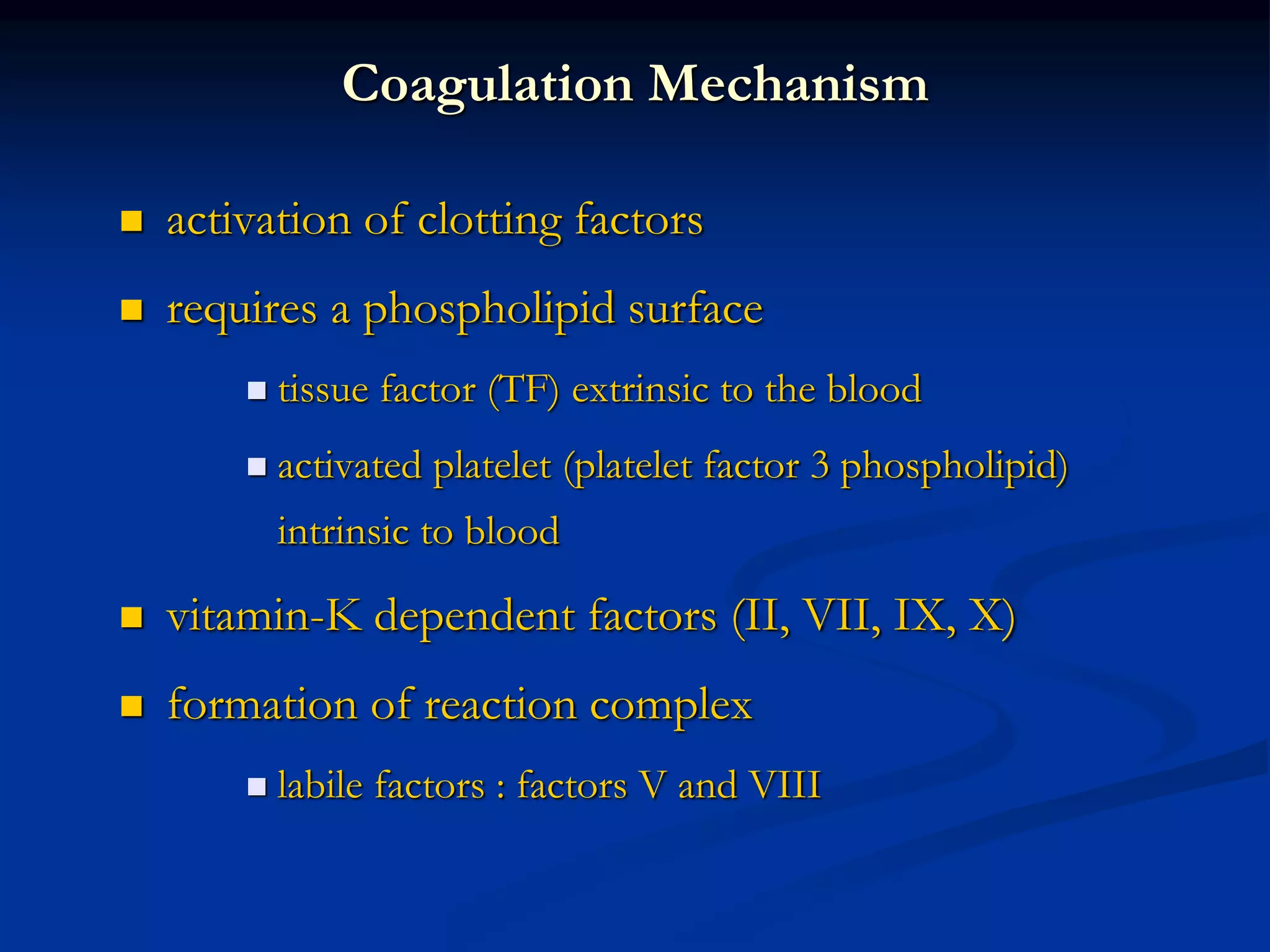 Coagulation disorders | PPTX