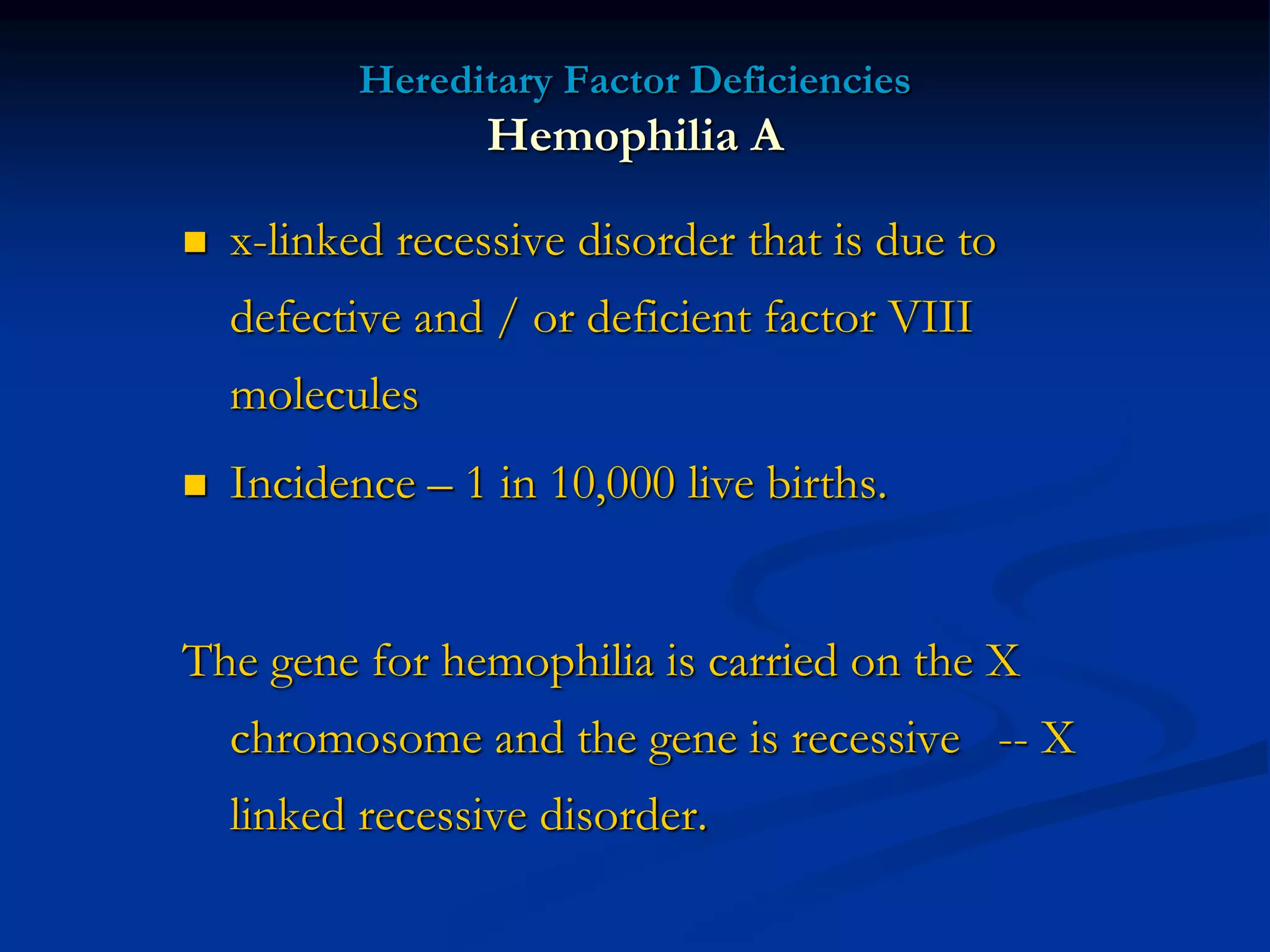 Coagulation disorders | PPTX