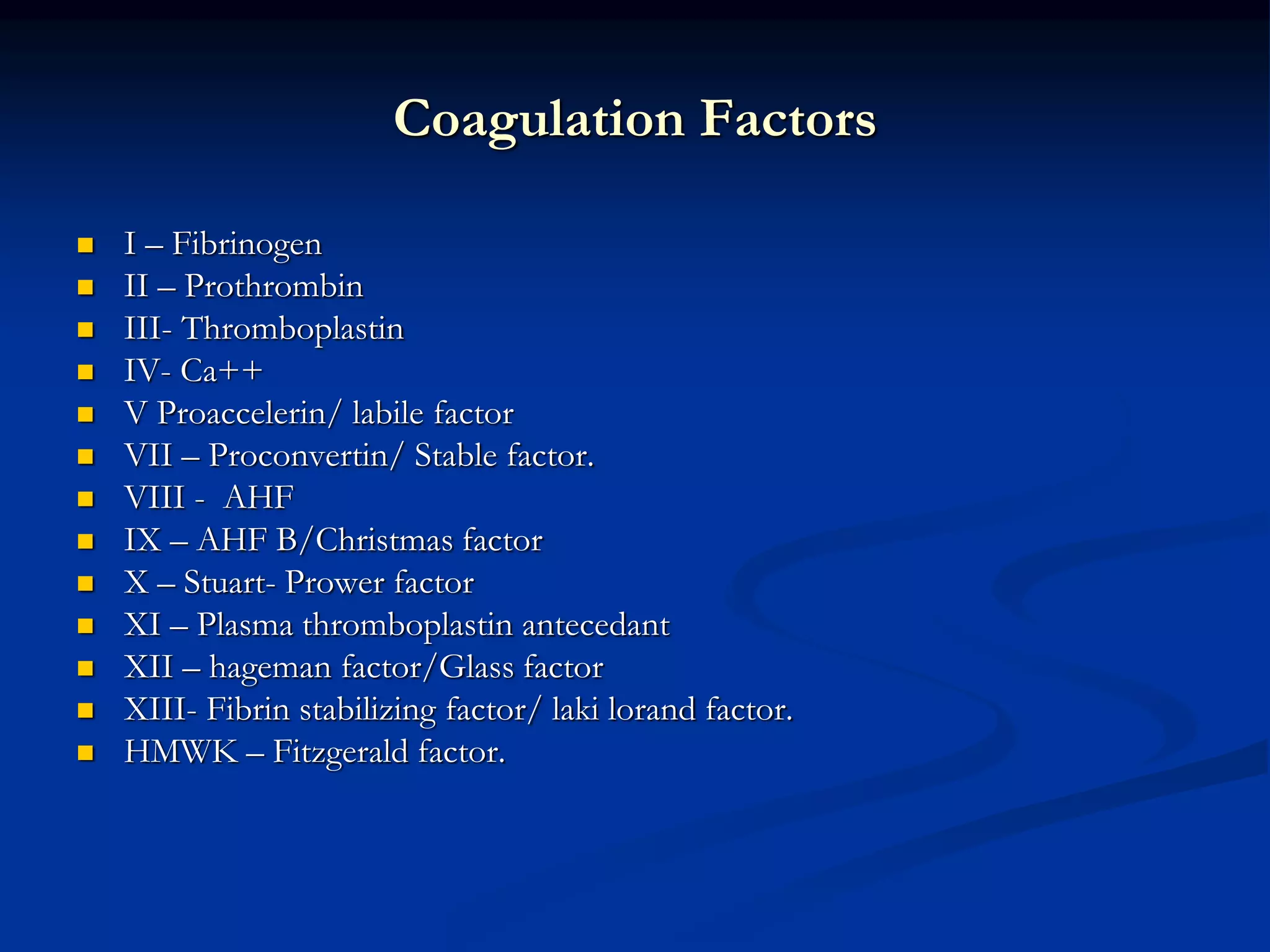 Coagulation disorders | PPTX