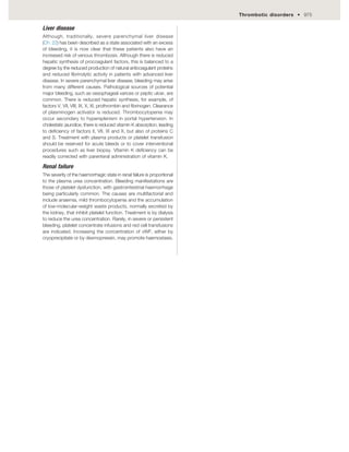 Coagulation disorders (Haemophilia thpe A, B & Von Willebrand Disease ...