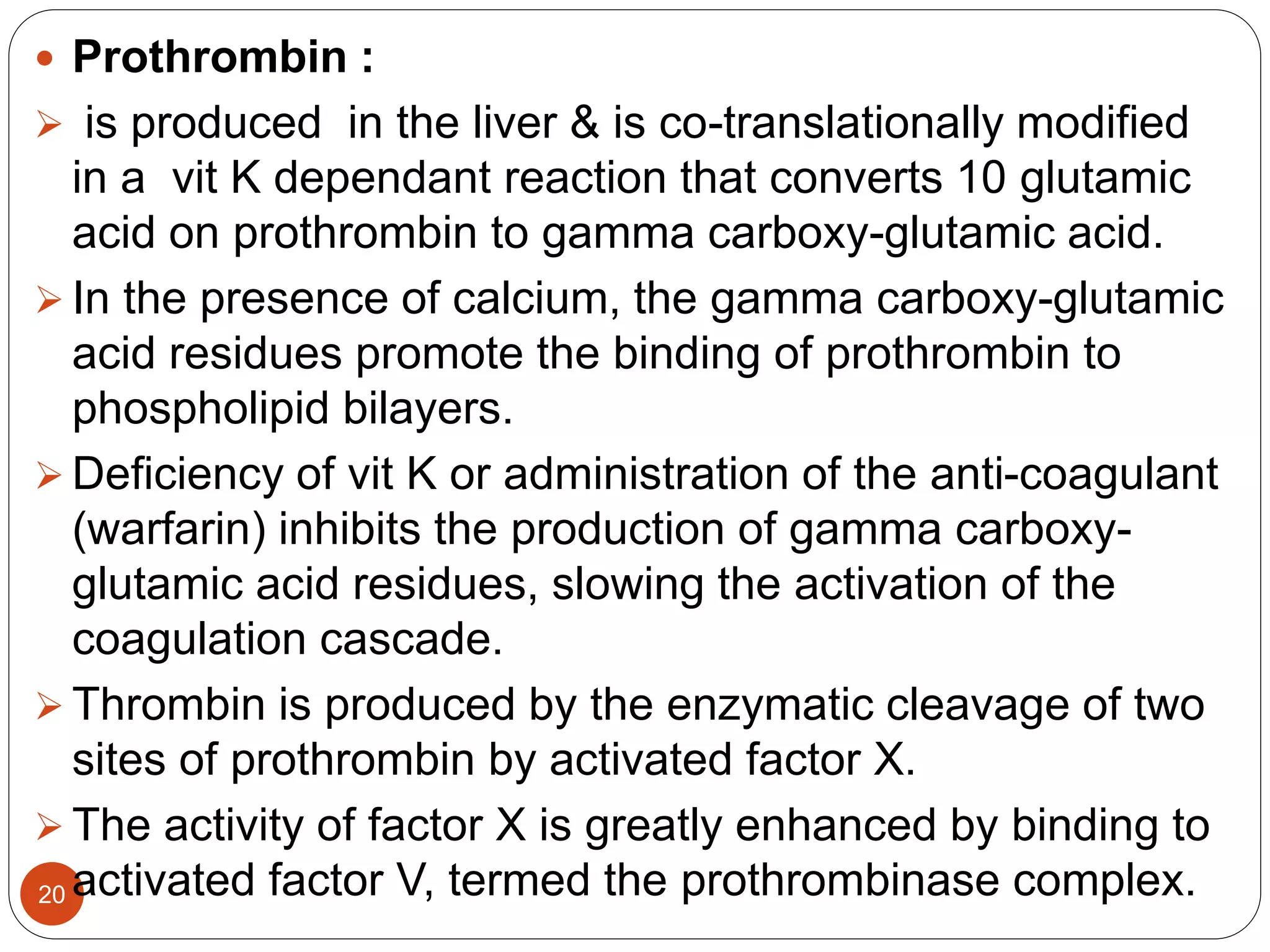 Coagulation factors | PPTX