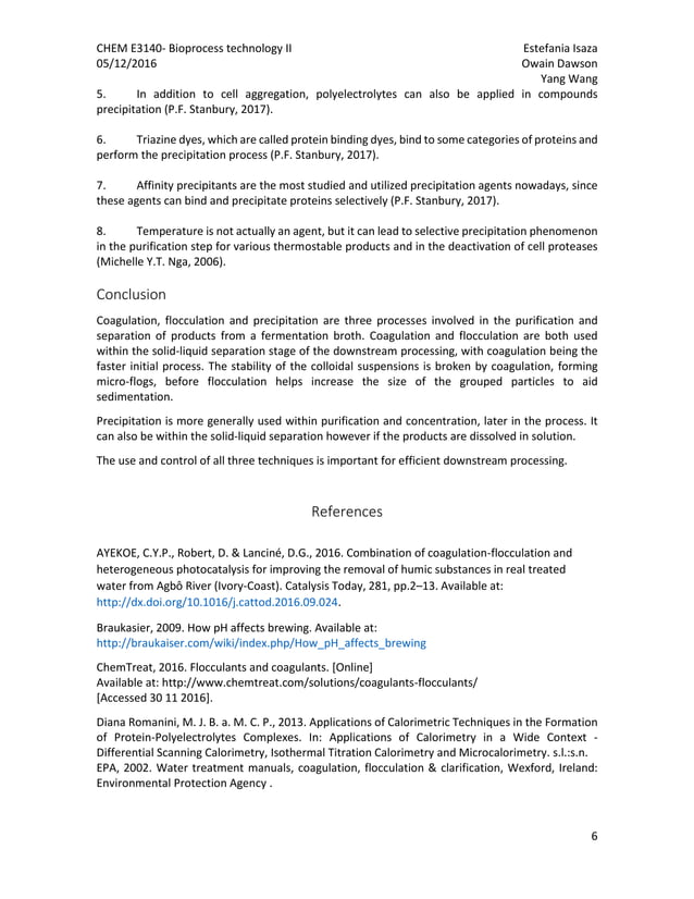 Coagulation flocculation and_precipitation | PDF | Chemistry | Science