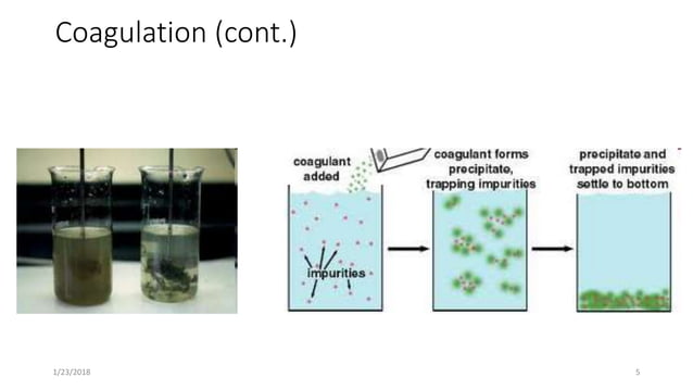 Coagulation & flocculation in wastewater treatment | PPTX