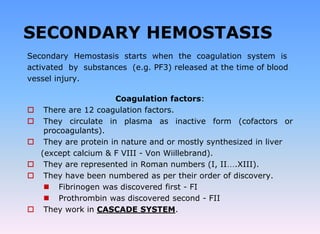 Coagulation Haemostasis - Copy1.ppt