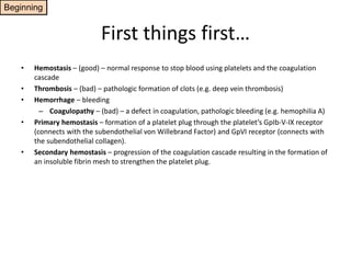 Coagulation and hemostasis | PPTX