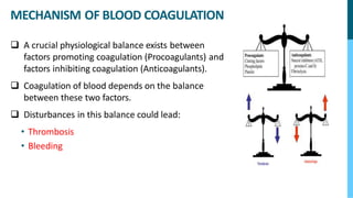 Coagulation Mechanism and blood disorders | PPTX