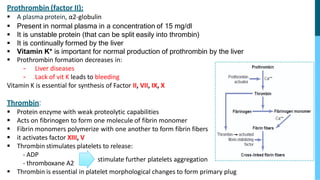 Coagulation Mechanism and blood disorders | PPTX