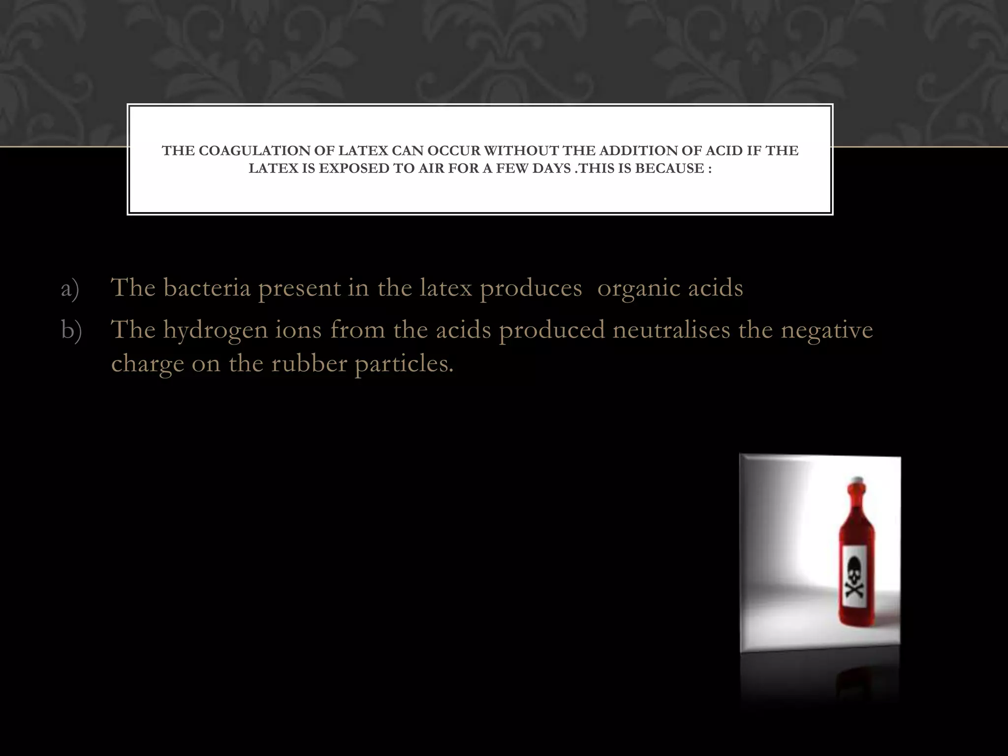 Coagulation of latex | PPTX