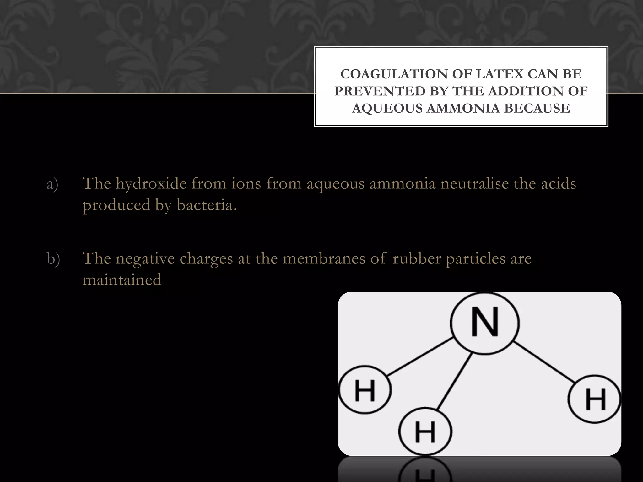 Coagulation of latex | PPTX