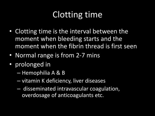 Coagulation profile and its uses | PPTX | Blood Disorders | Diseases ...