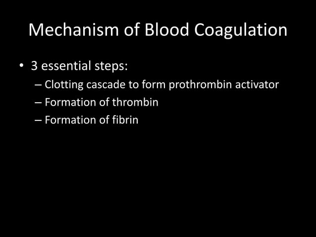 Coagulation profile and its uses | PPTX | Blood Disorders | Diseases ...