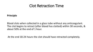 Coagulation profile | PPTX